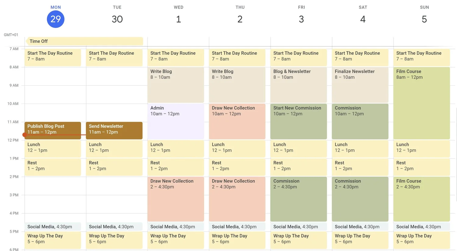 An Artist Guide To Managing Time — Serena Archetti