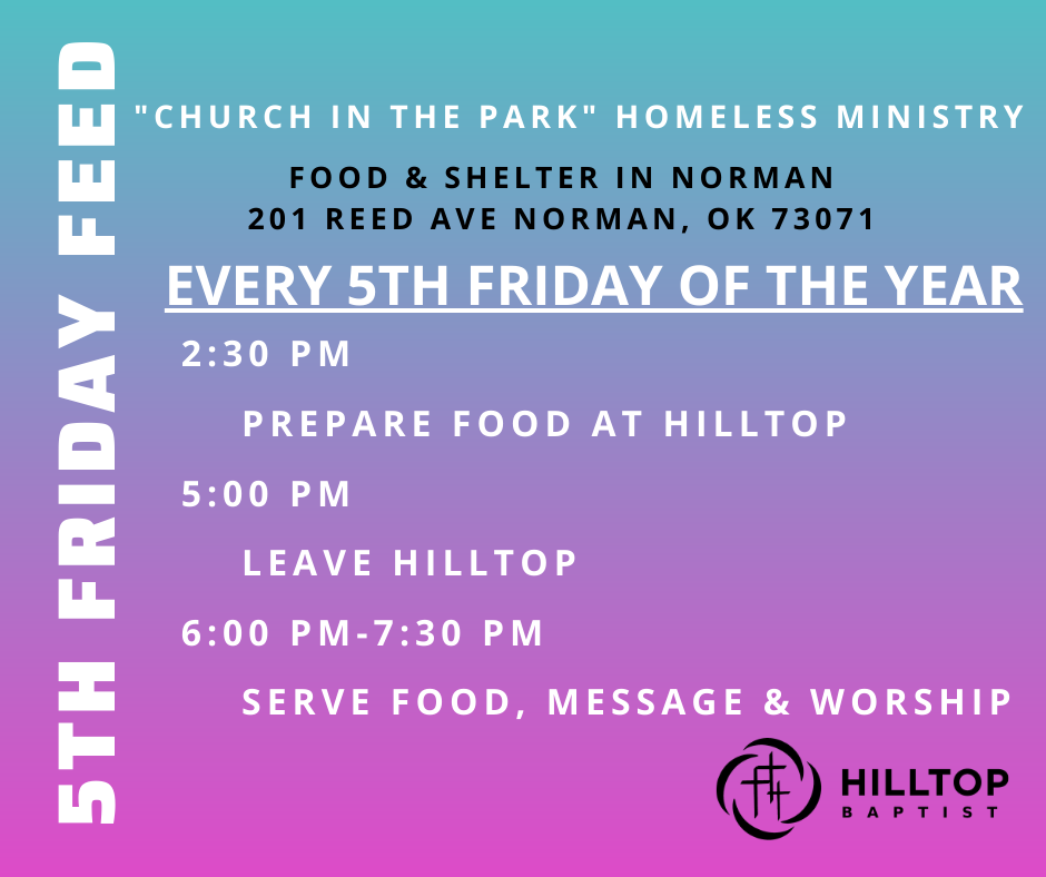 5th Friday Feed — Hilltop Baptist Church