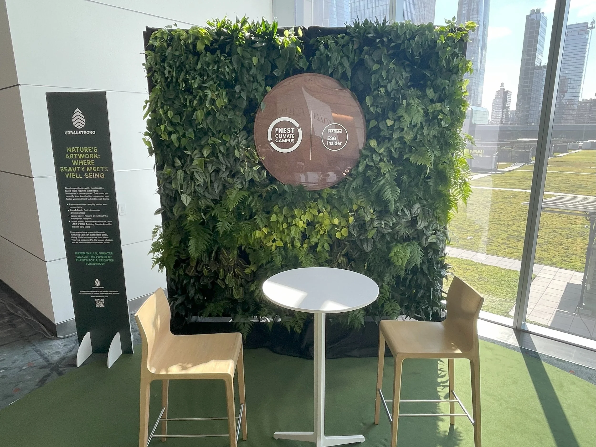 The Nest Climate Campus Pop-Up Living Wall — Urbanstrong