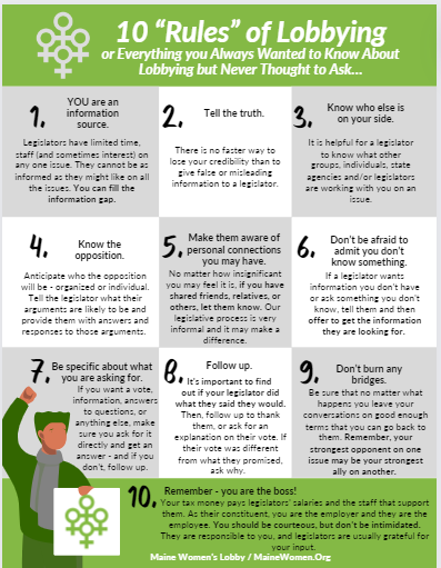 Take Action Toolkit — Maine Women's Lobby