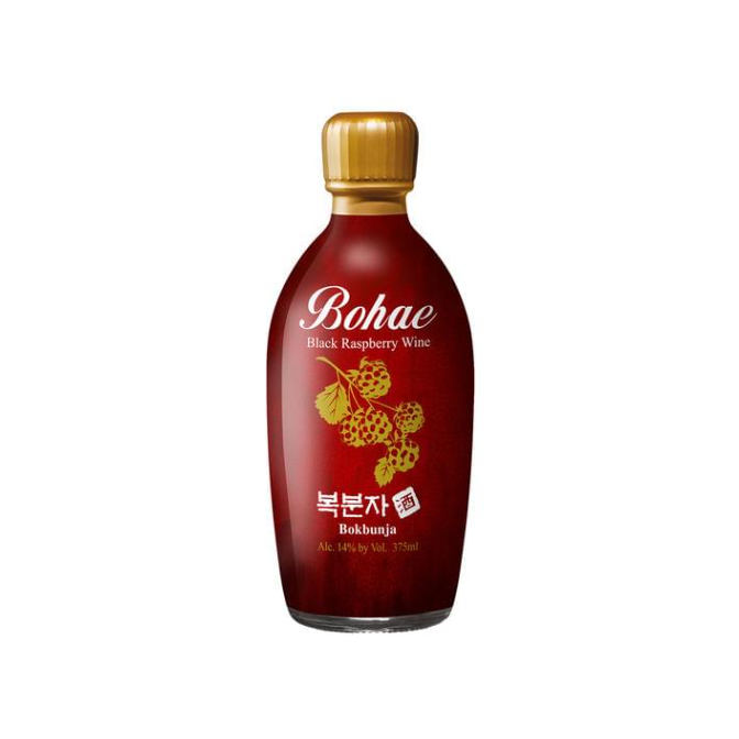 Buy Bohae Black Raspberry Wine Bokbunja 375mL | Online | Soju.com.au