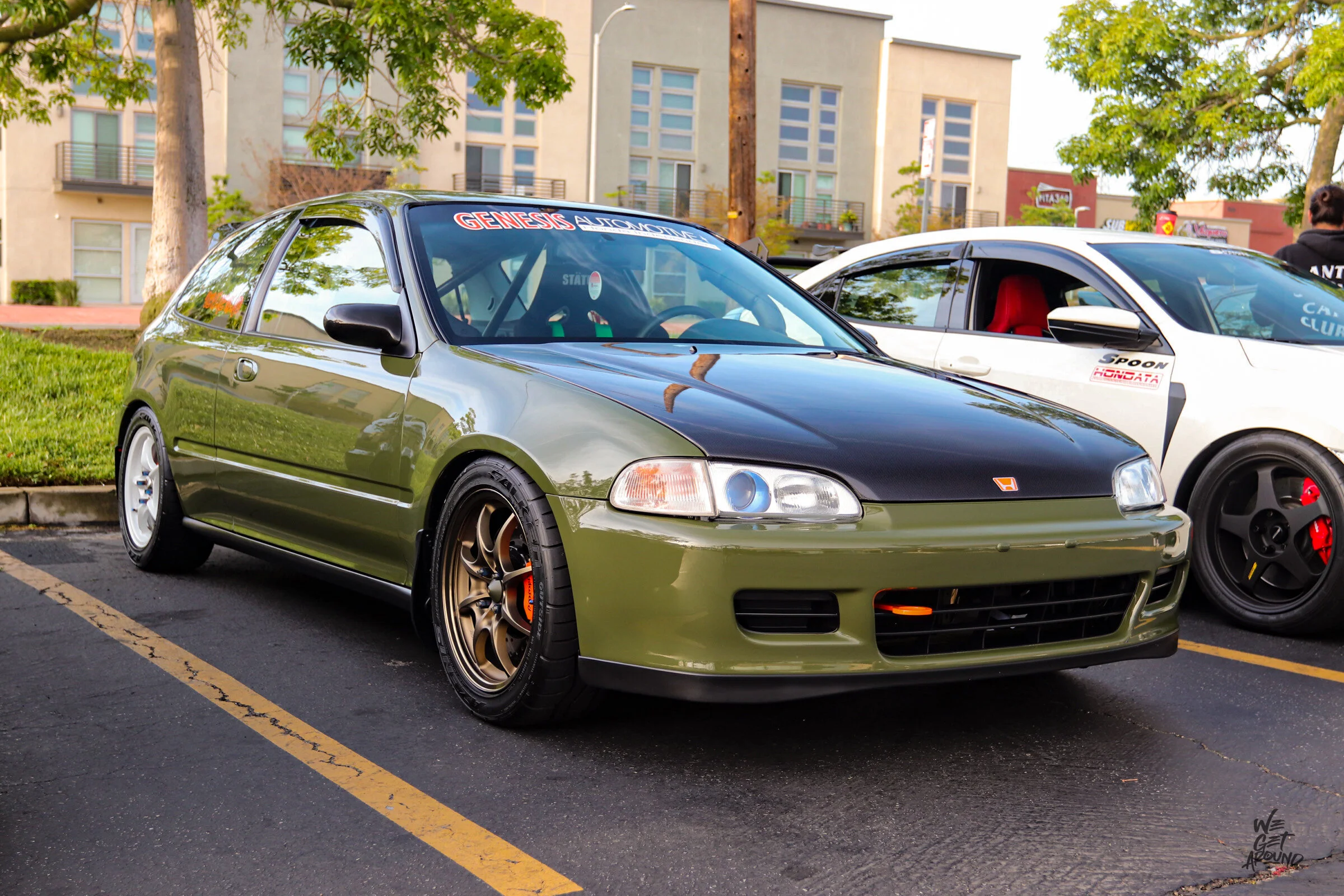 Olive Green Honda Eg