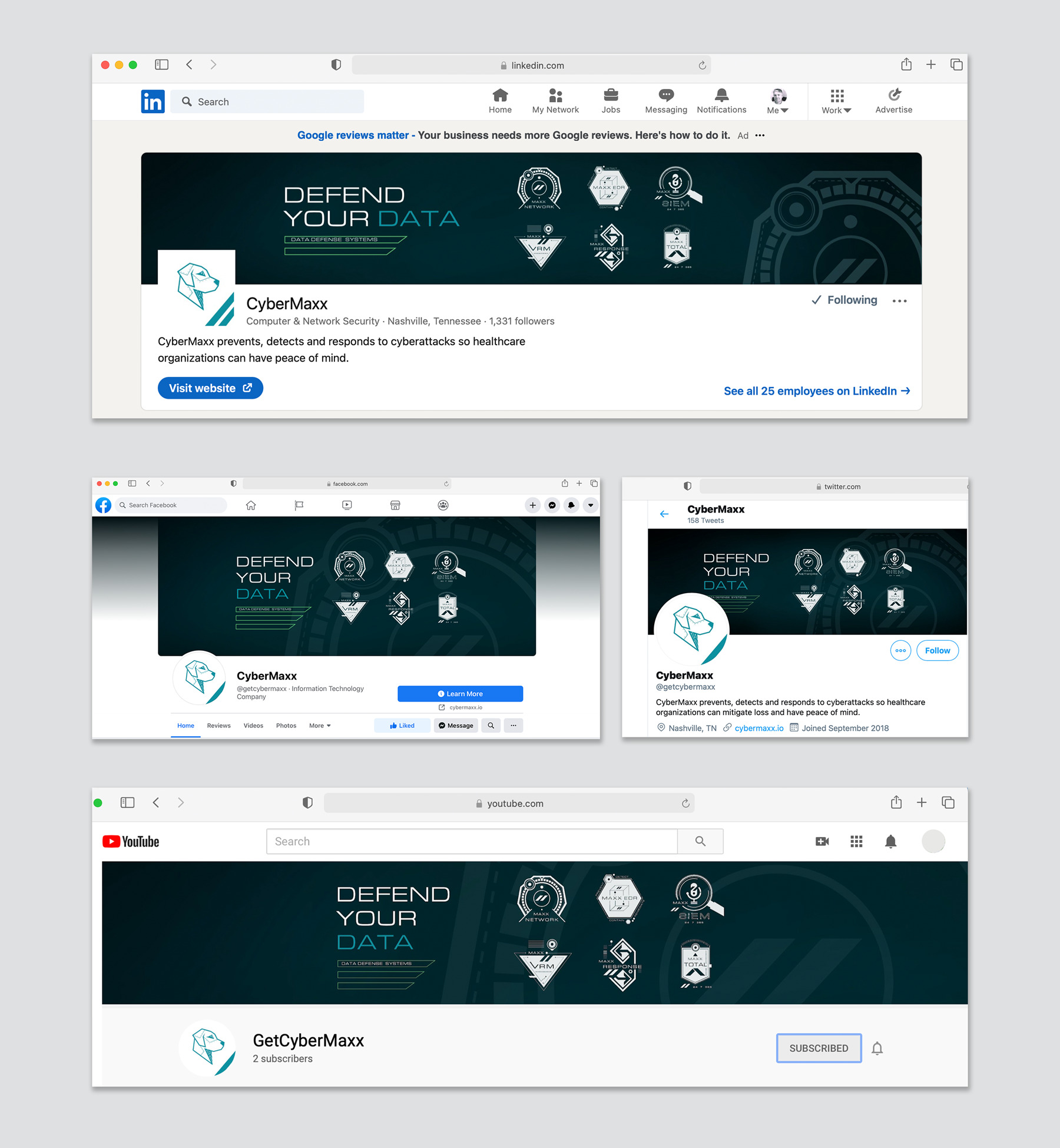 CyberMaxx Website — Brian Donnenwirth