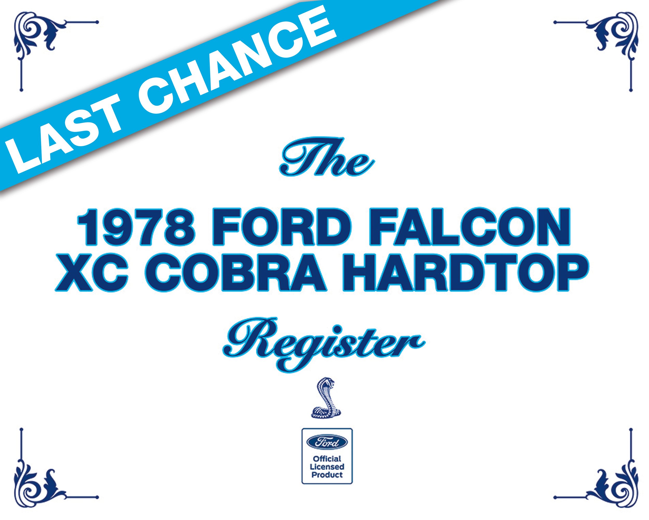1978 Ford Falcon XC Cobra Hardtop — The Official History of the Falcon GT