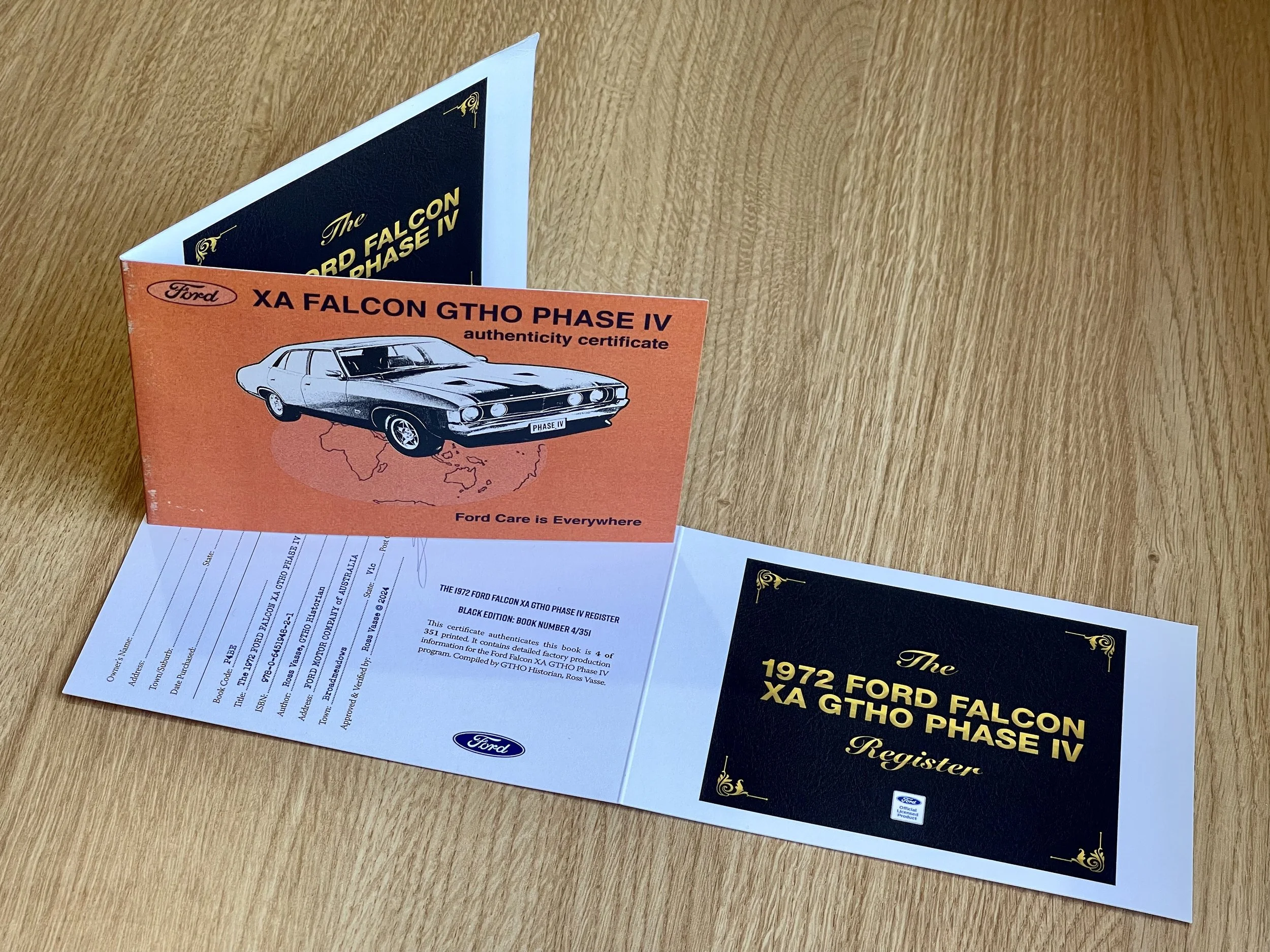 "DOUBLE PACK SET" BLACK EDITION - THE 1972 FORD FALCON XA GTHO PHASE IV ...