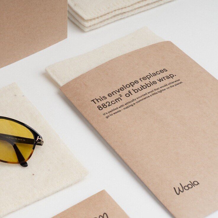 Wool Envelopes — Sustainable alternative to bubble mailers | Woola
