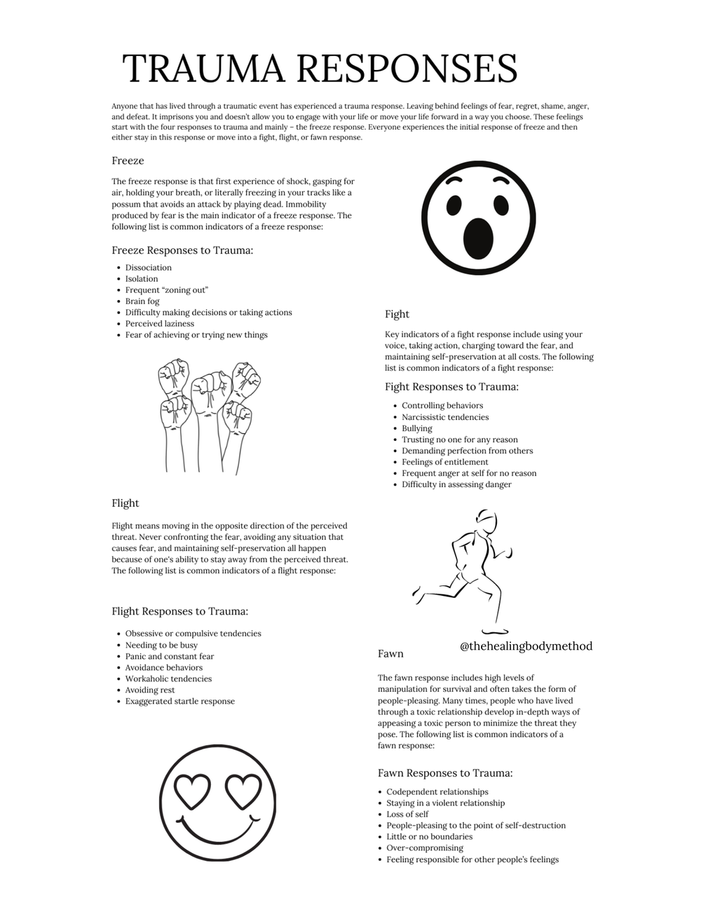 Resources for Trauma Healing — The Healing Body Method