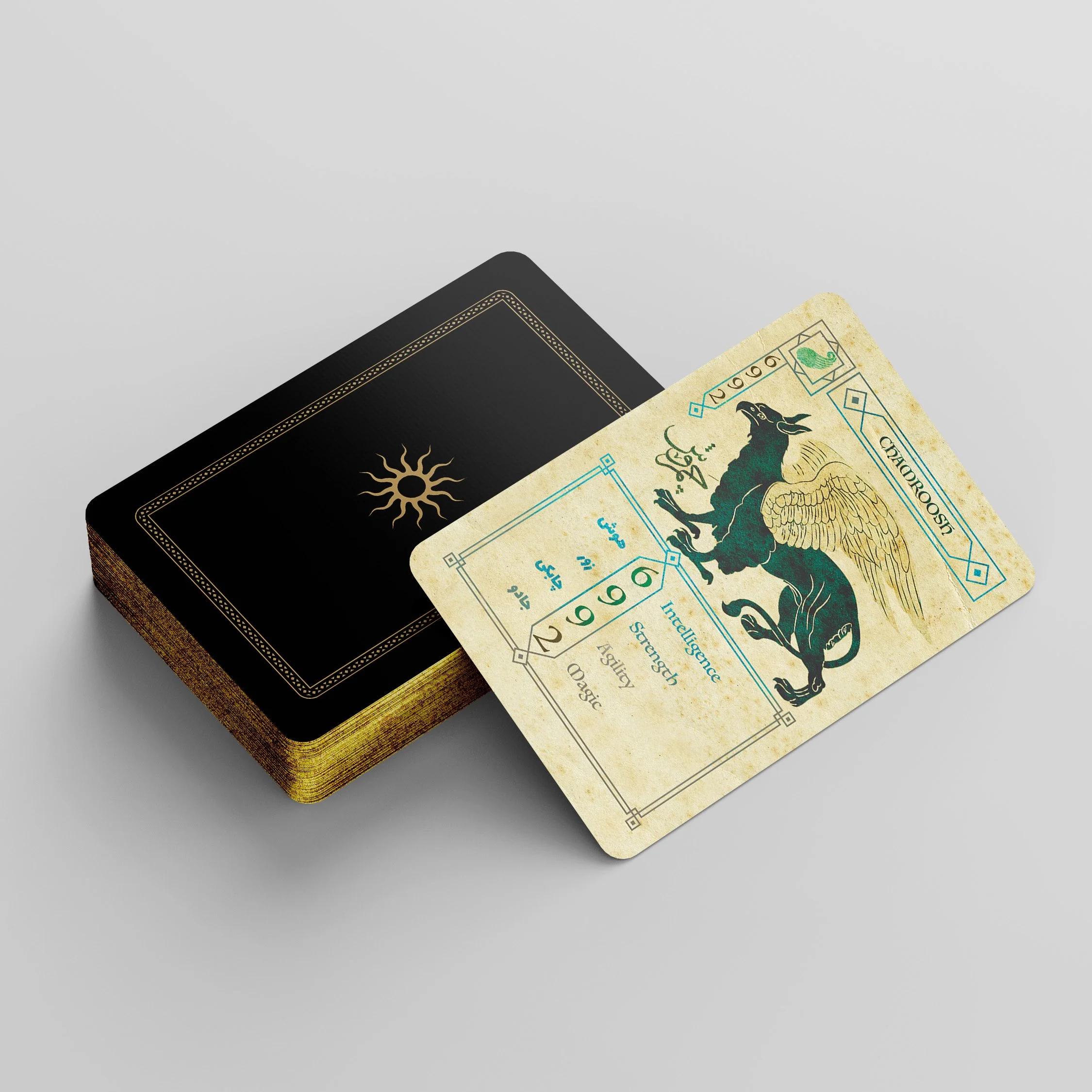 Persian Mythical Creatures Card Game — Eranshahr