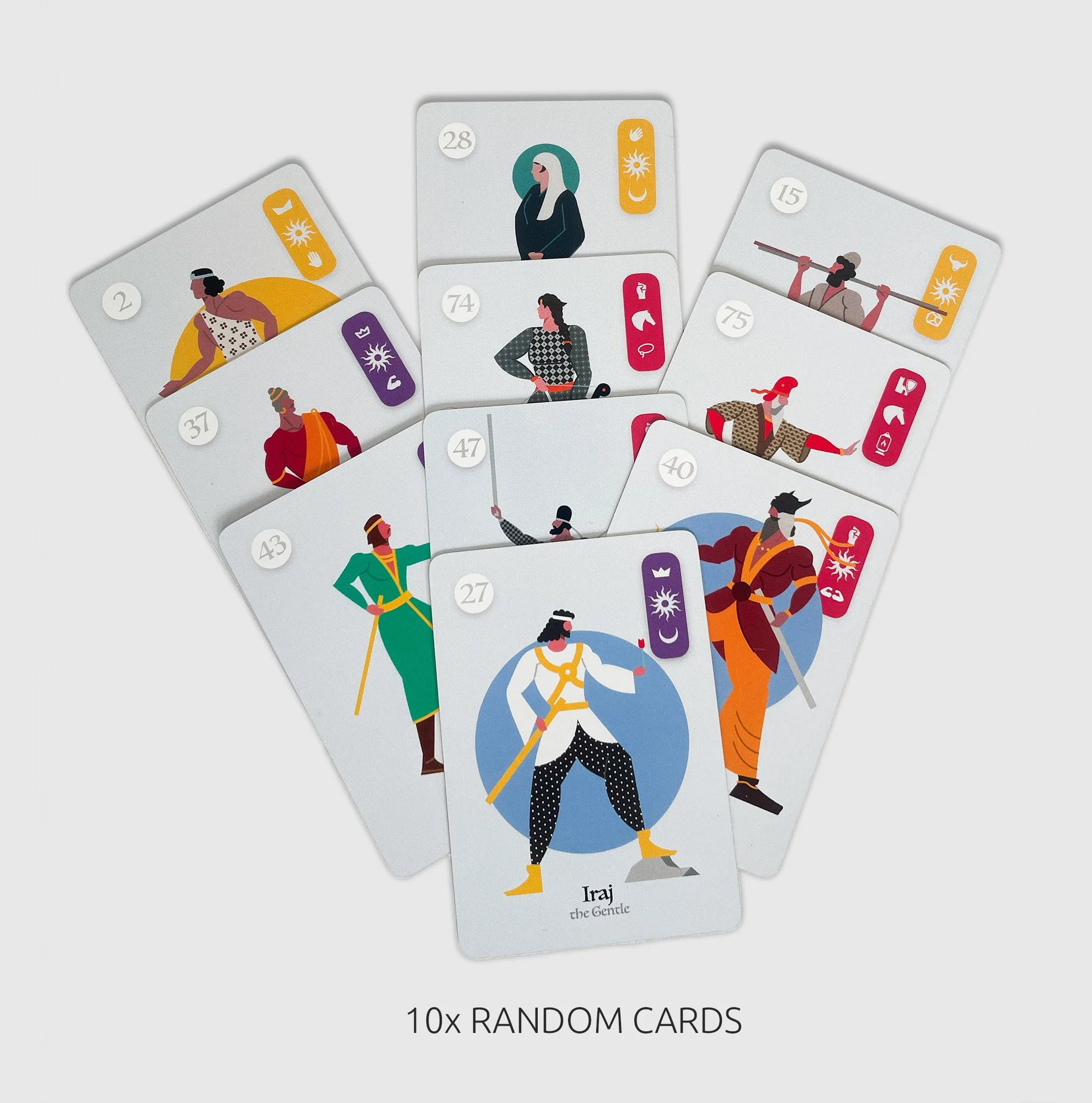 Persian Mythical Creatures Card Game — Eranshahr
