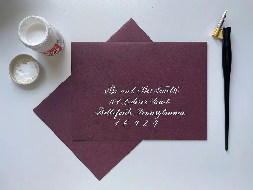 Calligraphy Services for Weddings and Special Events — Cardsmith Design ...