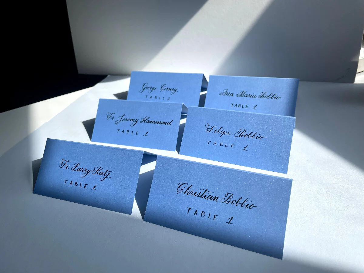 Calligraphy Services for Weddings and Special Events — Cardsmith Design ...