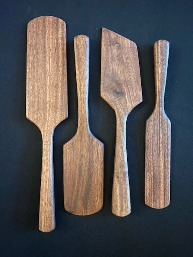 Black Walnut Spurtle & Spatula Set — Timber Lane Handcrafted