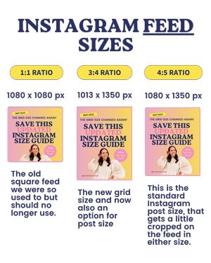 Your Instagram 2025 Updated Content Size & Dimensions Guide for the New ...