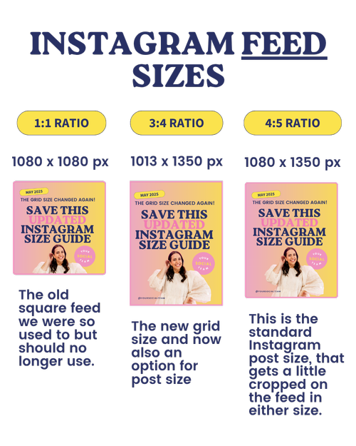 Your Instagram 2025 Updated Content Size & Dimensions Guide for the New ...