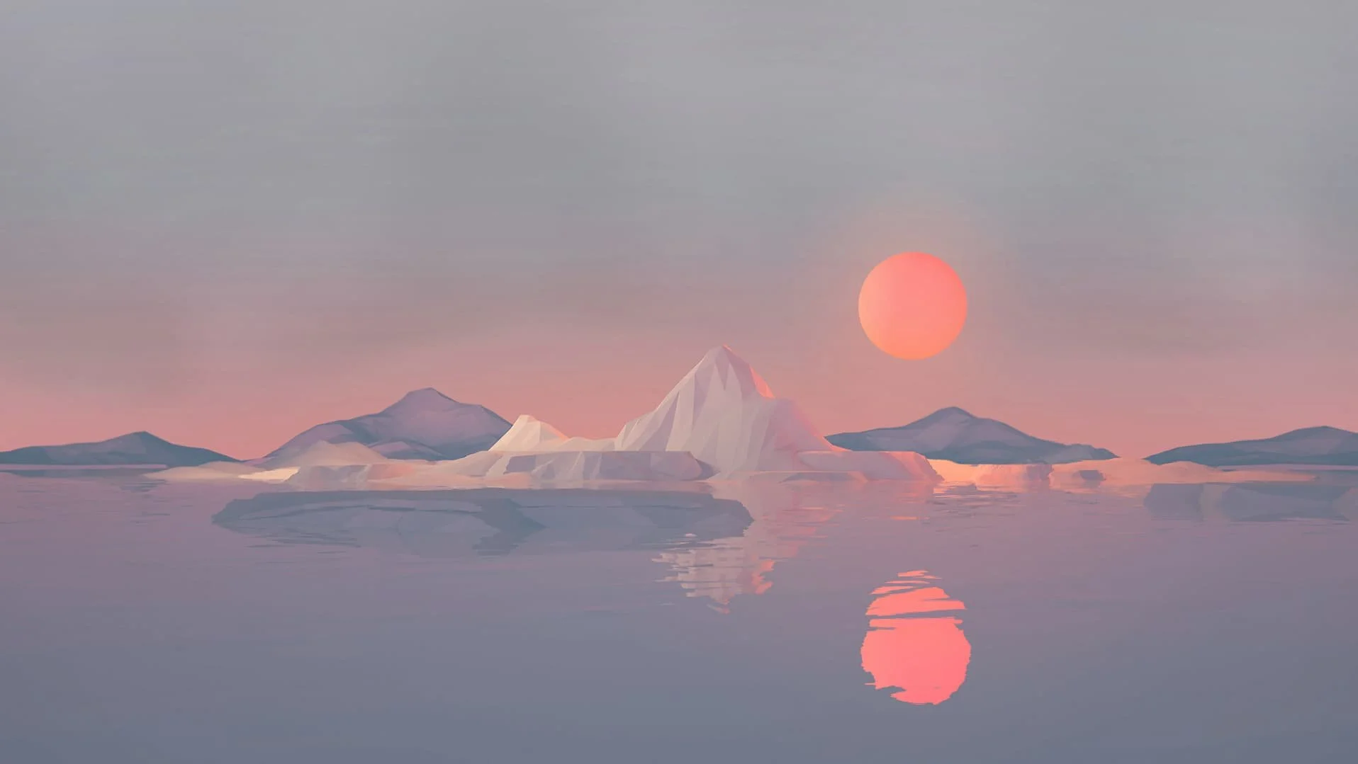 Pink Sunset Animated Wallpaper - Audio Reactive Scenery — Wallpaper ...