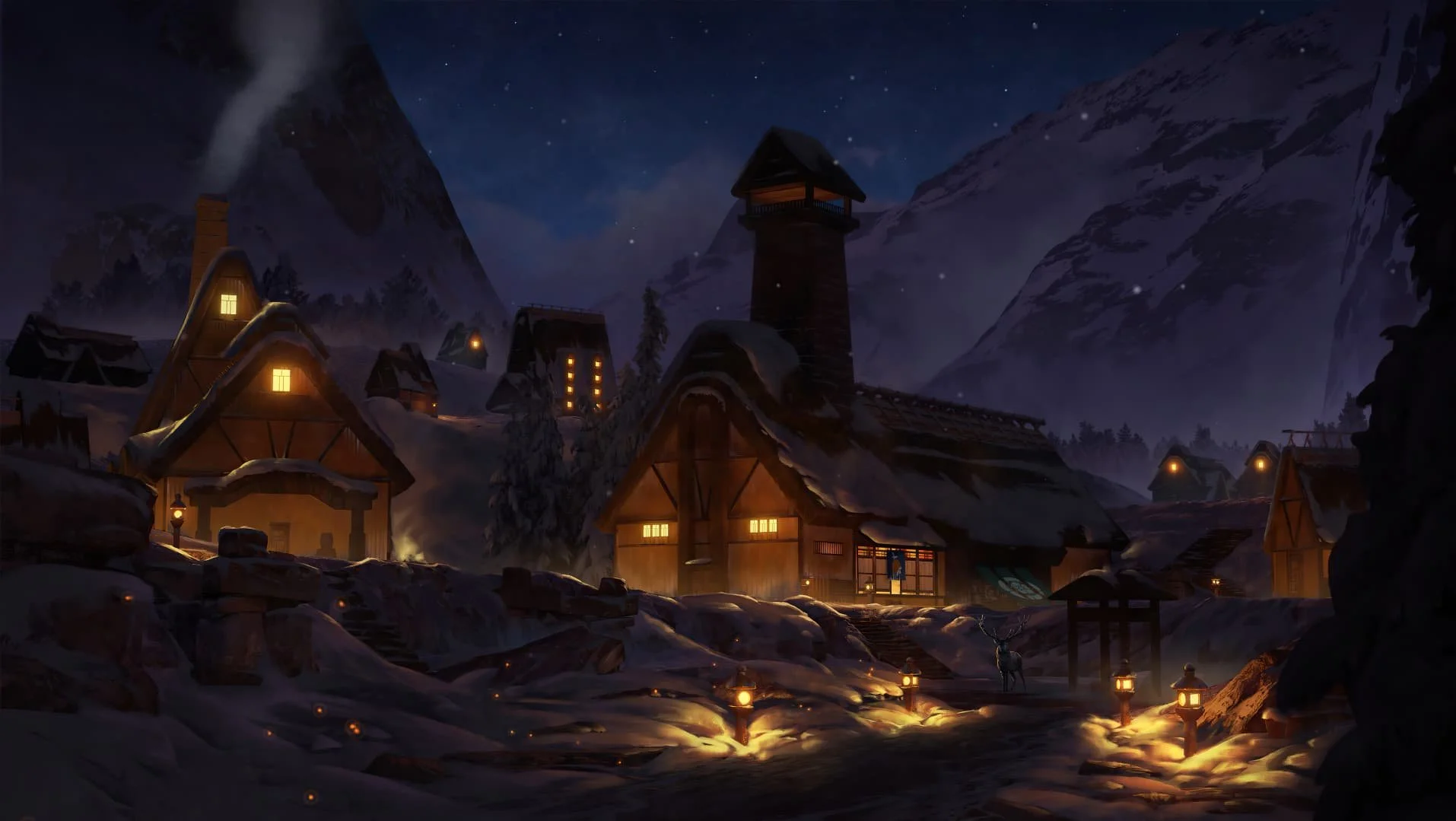 Battlefield V Narvik Night - Atmospheric War Scene Wallpaper ...