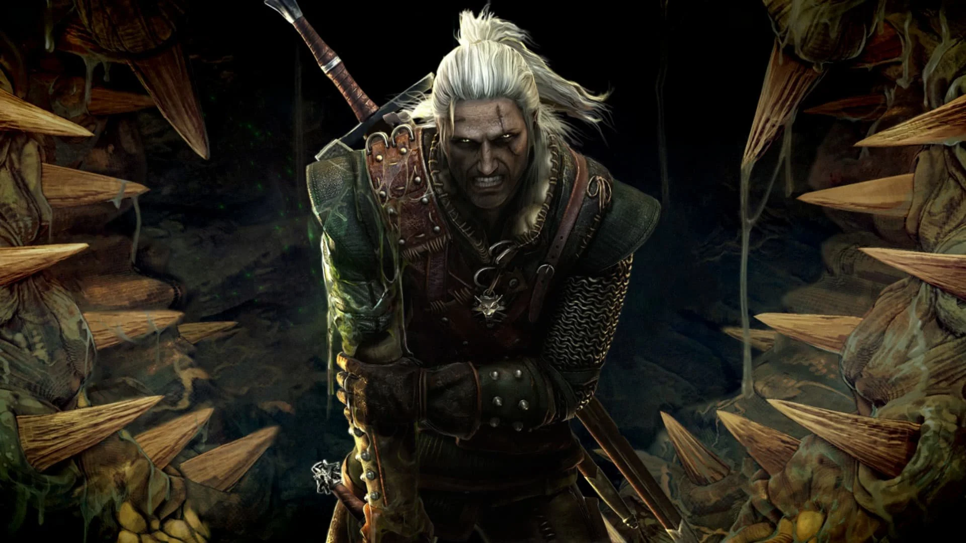 Geralt and Renfri: Intense Showdown - Animated Wallpaper — Wallpaper ...
