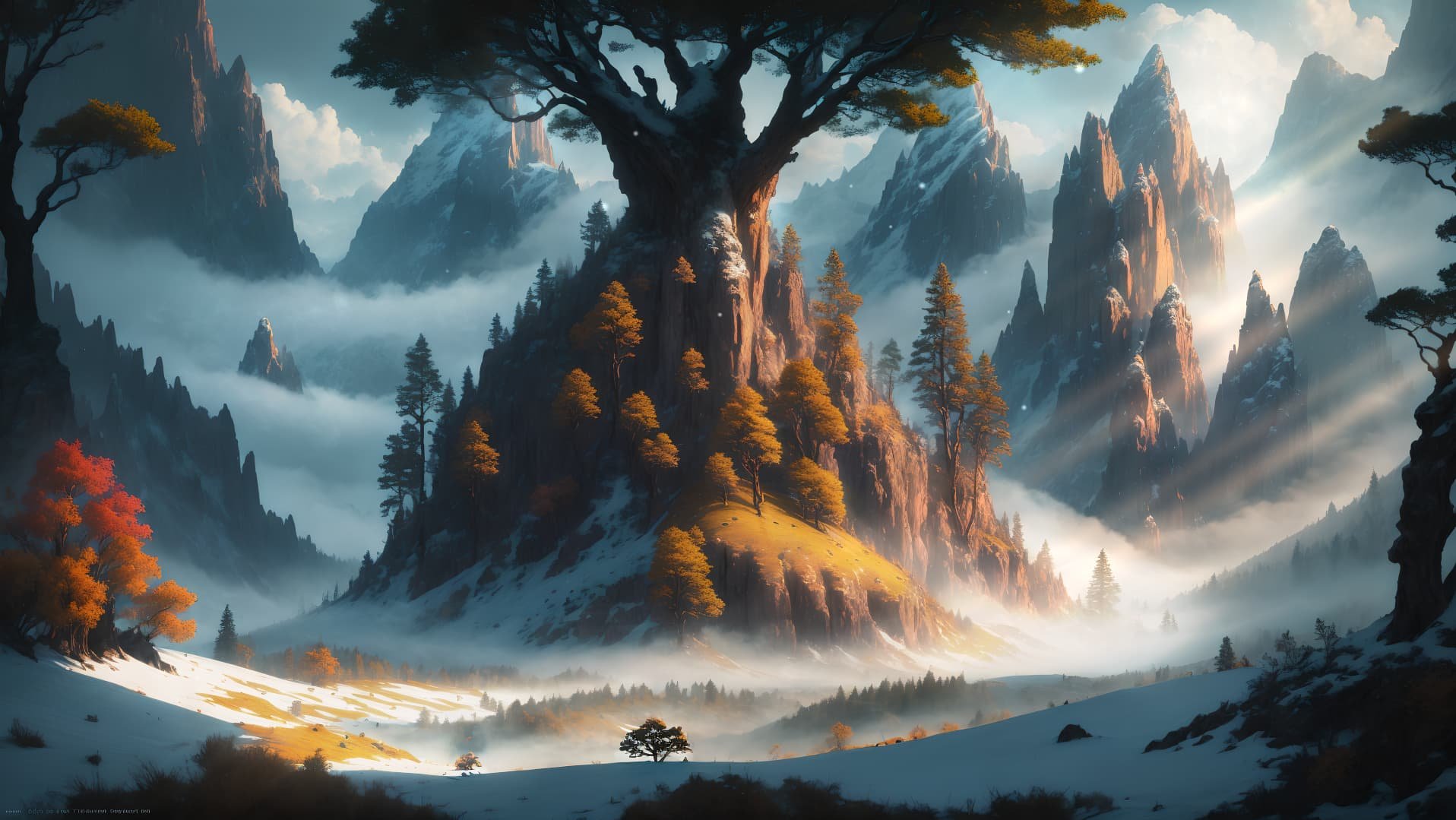 Winter Town – Animated Fantasy Scene Wallpaper — Wallpaper Engine Space