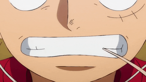 Luffy's Intense Determination GIF – Iconic One Piece Scene — Wallpaper ...
