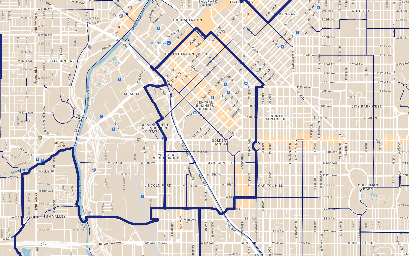 The 5280 Loop — Bike Streets - The Denver Bike Transportation Club ...