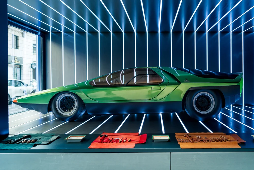Alfa Romeo Carabo at Larusmiani Milan - Gandini's Legend at ...