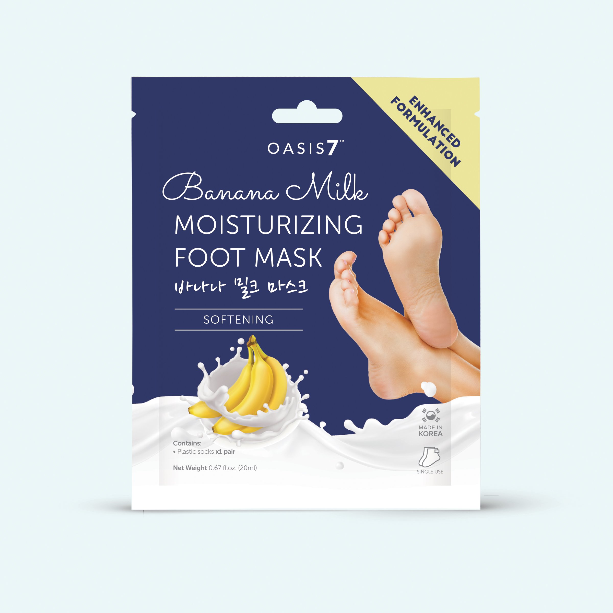 Banana Milk Foot Moisturizing Mask — Oasis 7