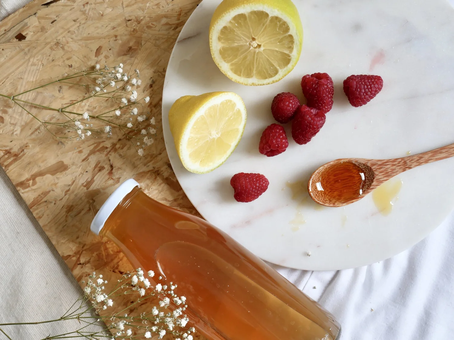 Easy Homemade Green Tea Lemon Ice Tea without refined sugar (vegan ...