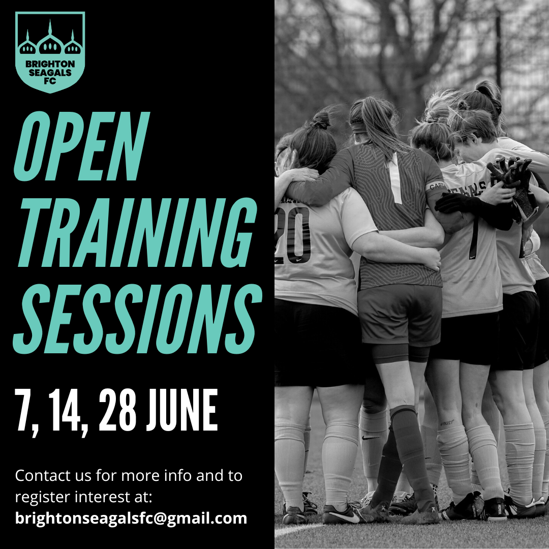 Open Training Sessions — Brighton Seagals FC