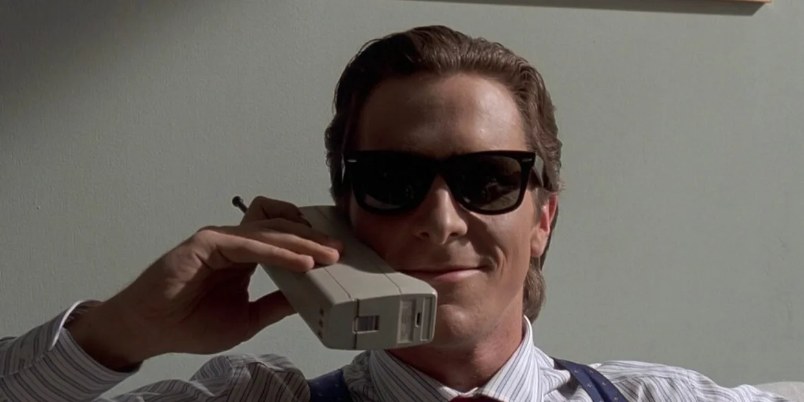 Patrick Bateman Chainsaw Gif