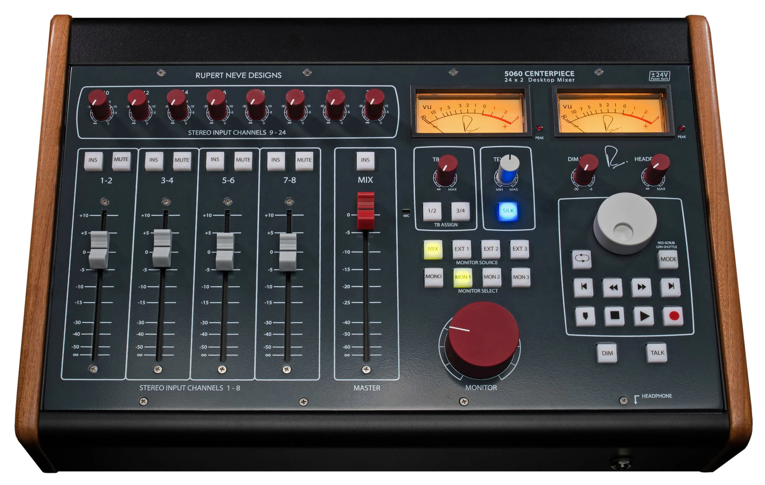 5060 Centerpiece 24 x 2 Desktop Mixer — Rupert Neve Designs