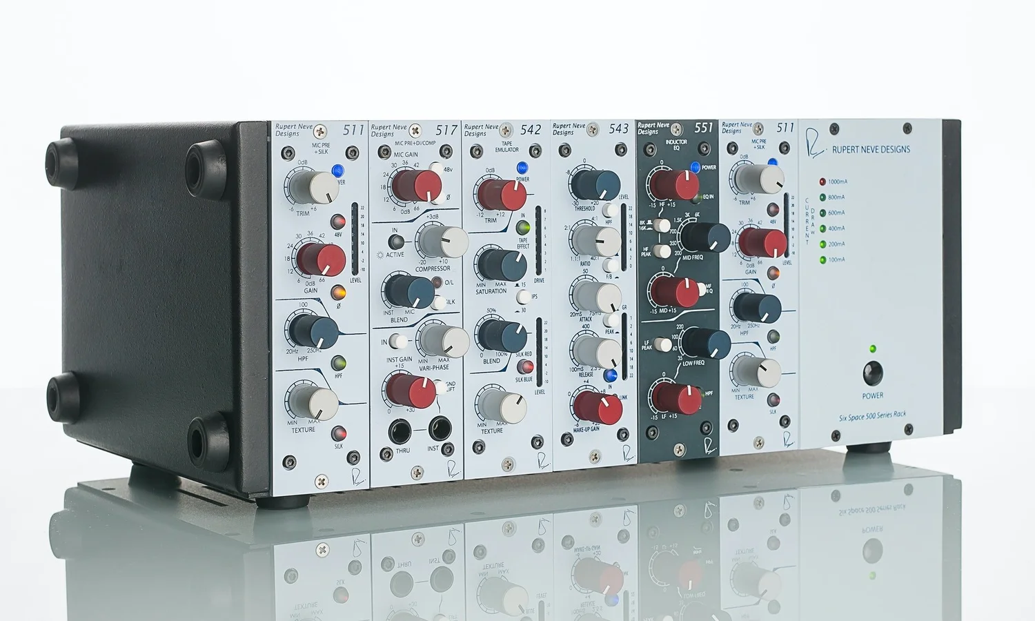 R6 Six-Space 500 Series Rack — Rupert Neve Designs