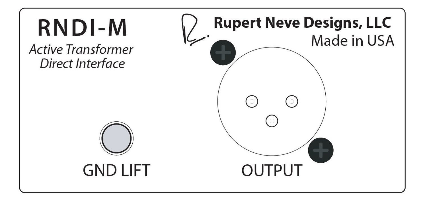 The RNDI-M Active Transformer Direct Interface — Rupert Neve Designs