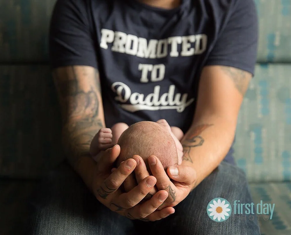 First Day Photo - Hospital Newborn Photography