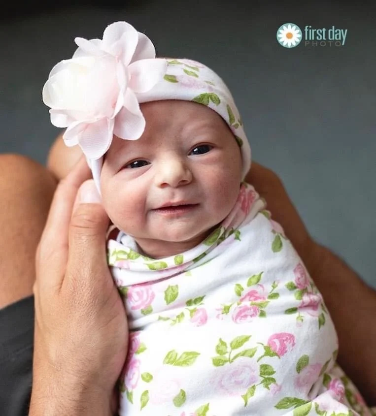 First Day Photo - Hospital Newborn Photography