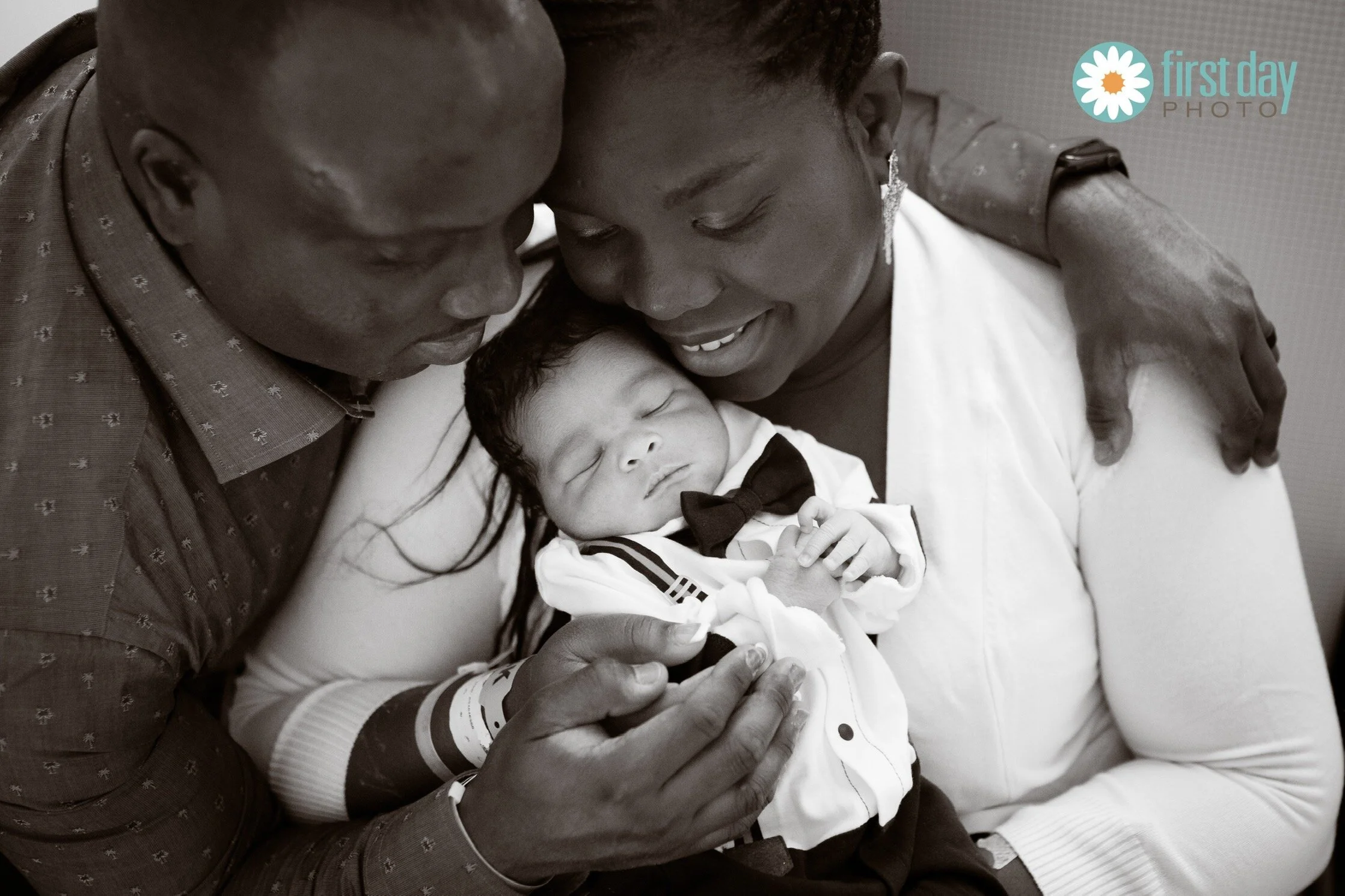 First Day Photo - Hospital Newborn Photography