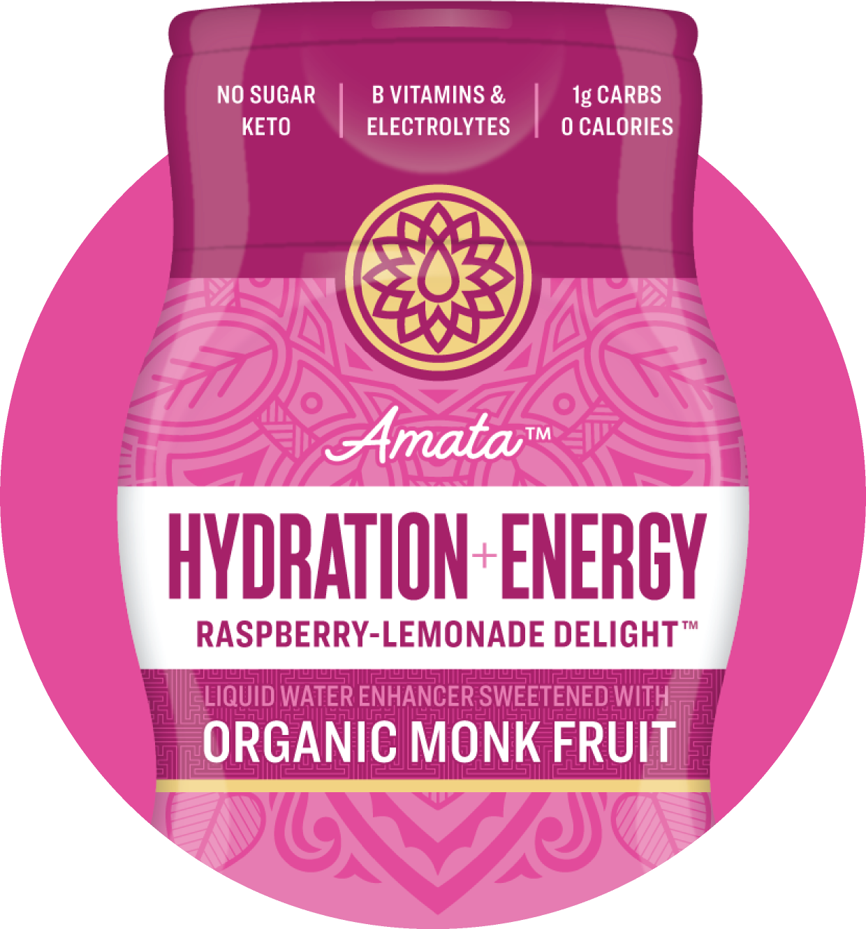 Amata® Flavored Water Drops for Hydration & Energy
