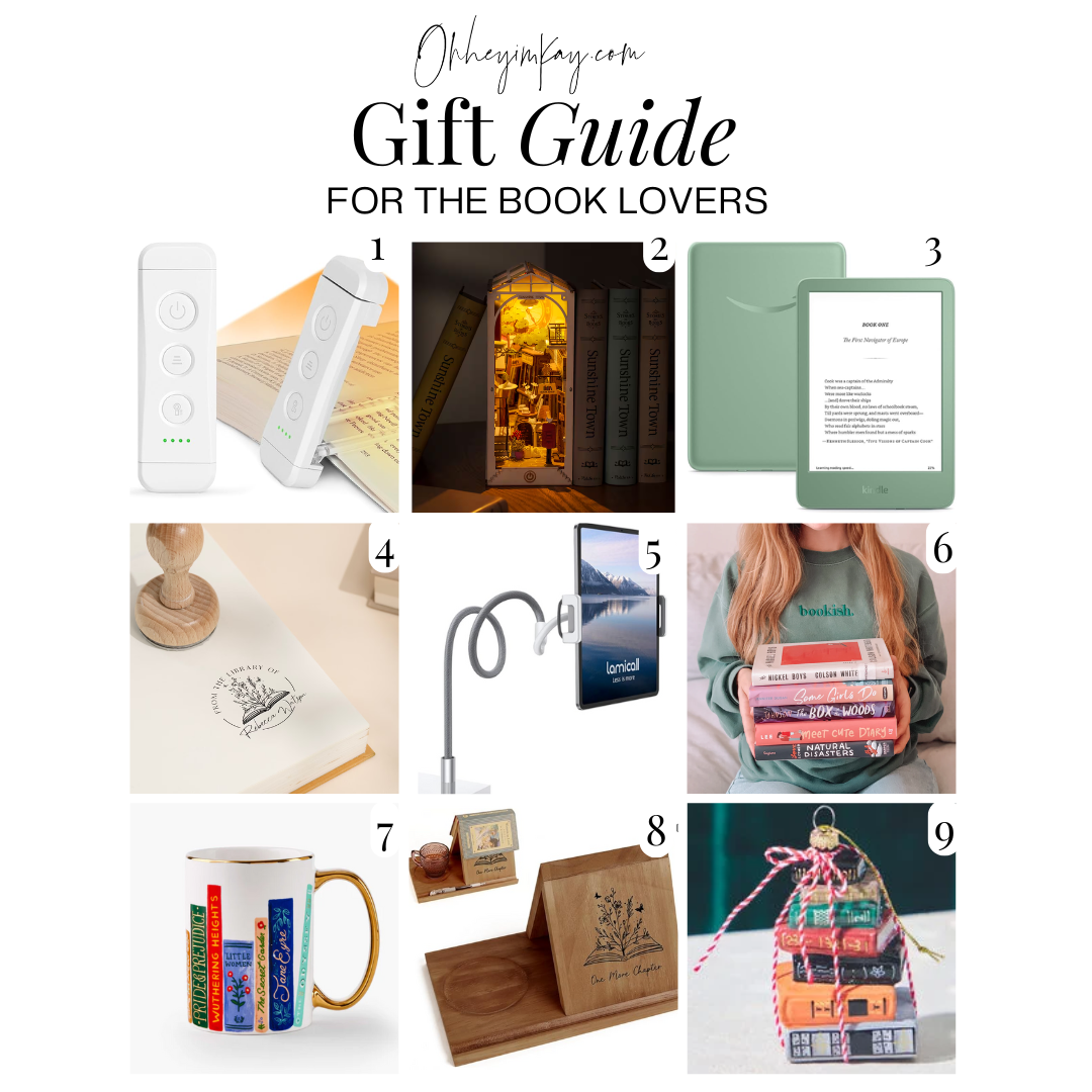 for the book-lovers: a 2024 holiday gift guide — ohheyimkay.com