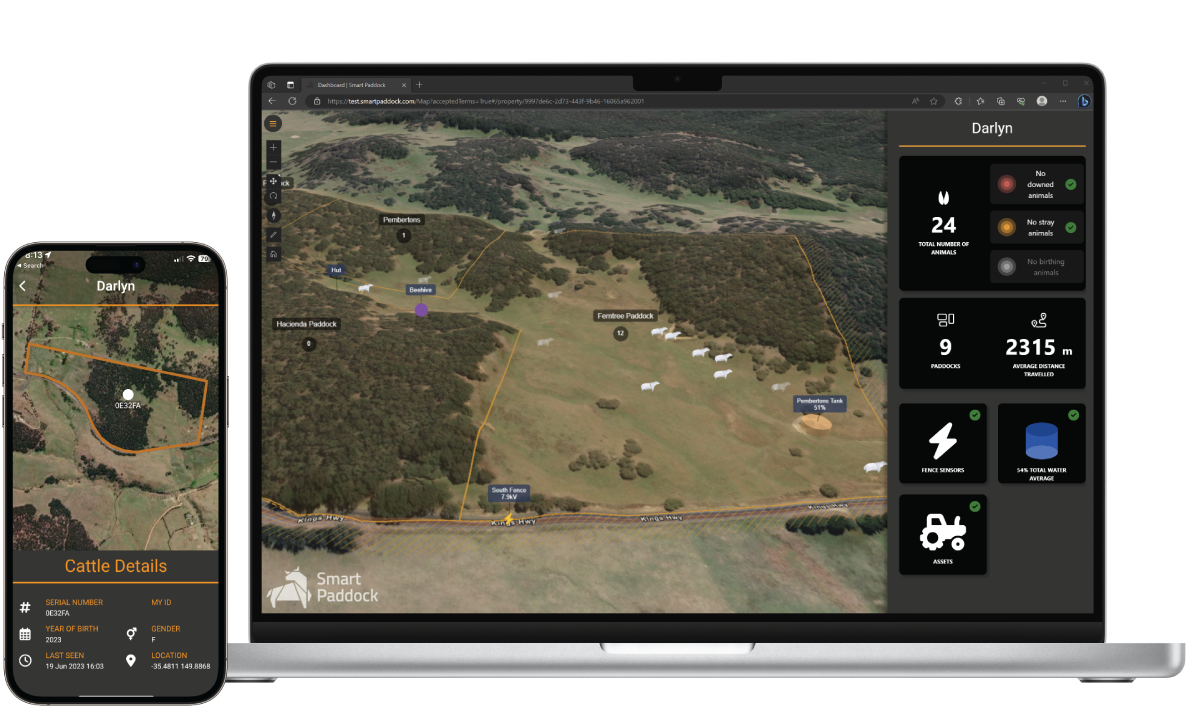 SmartWater — Smart Paddock Home Page