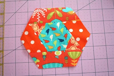 Hexagon block pattern — Lee Heinrich Designs modern quilt patterns