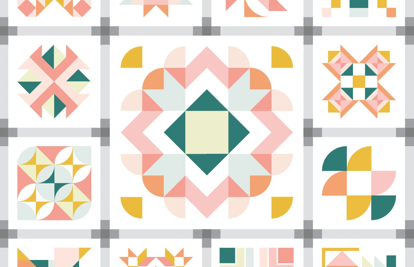 Summer Sampler Series modern quilt patterns — Lee Heinrich Designs ...