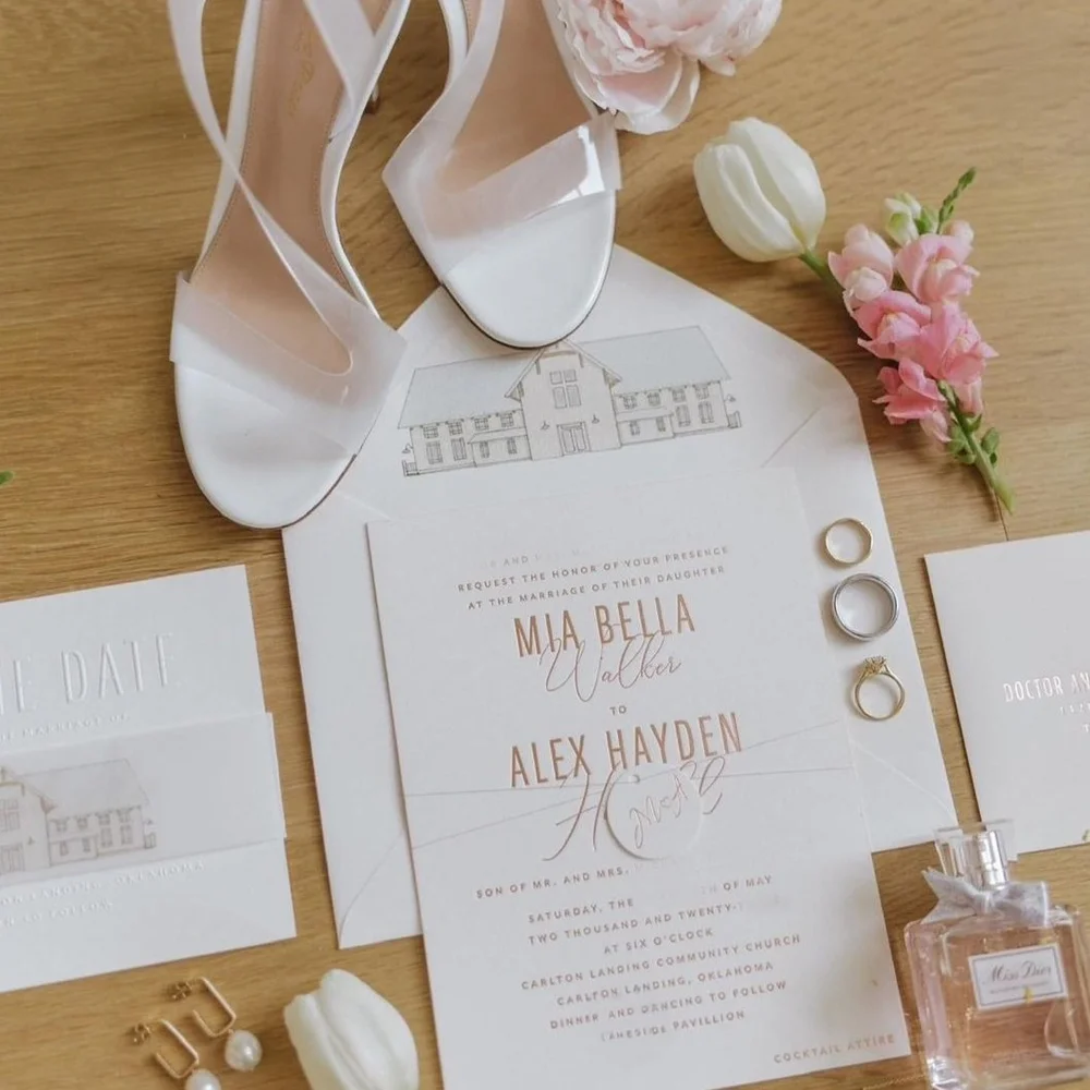 Real Wedding: Carlton Landing Church — Alexa's Illustrations