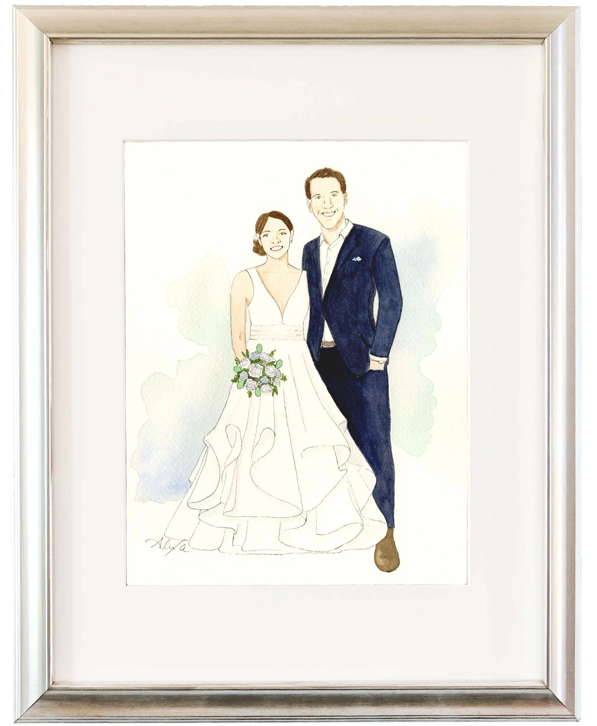 Wedding Portraits — Alexa's Illustrations