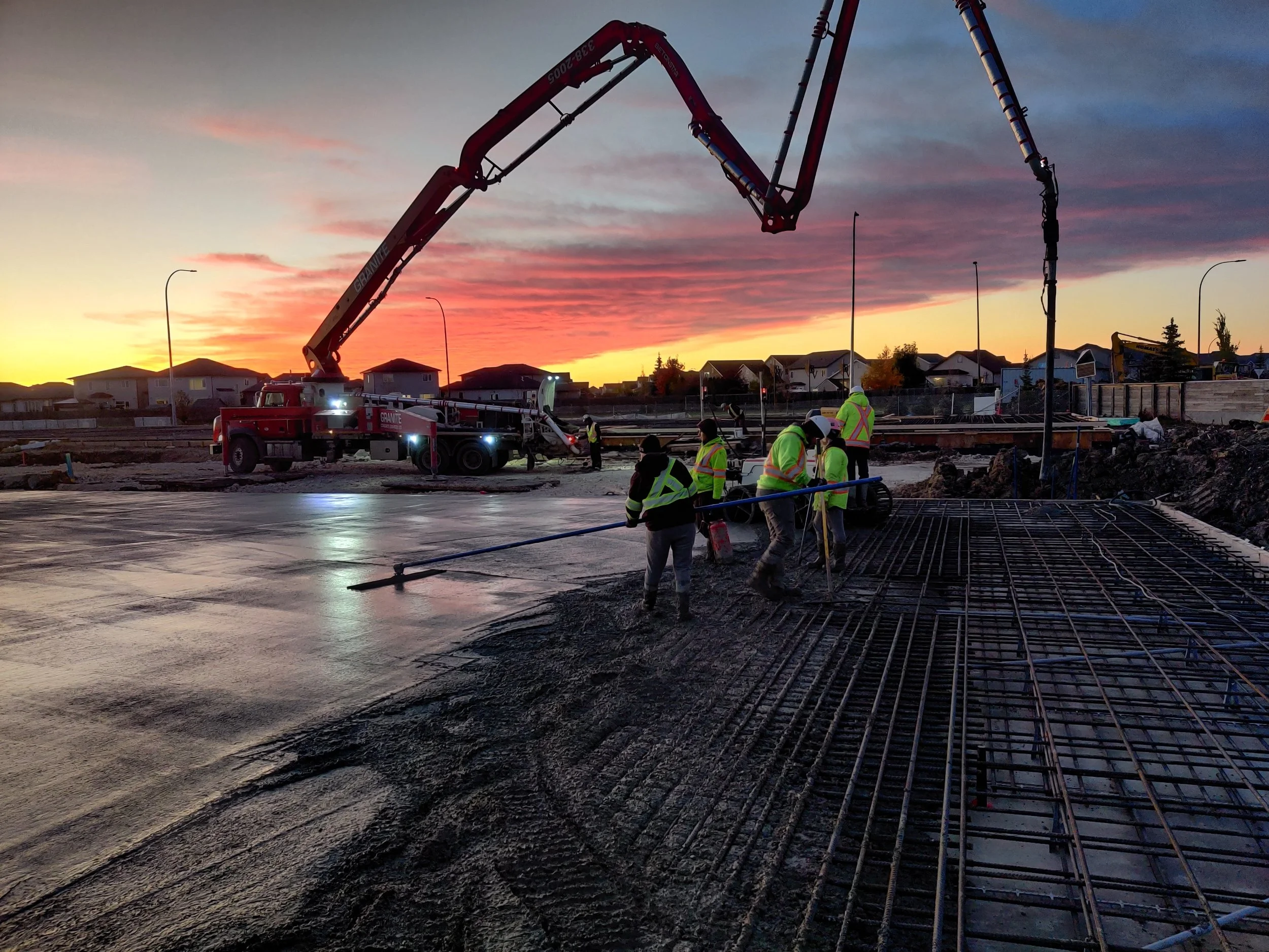 About us — pour all concrete, Concrete flatwork specialists, pour and finishing serving winnipeg ...