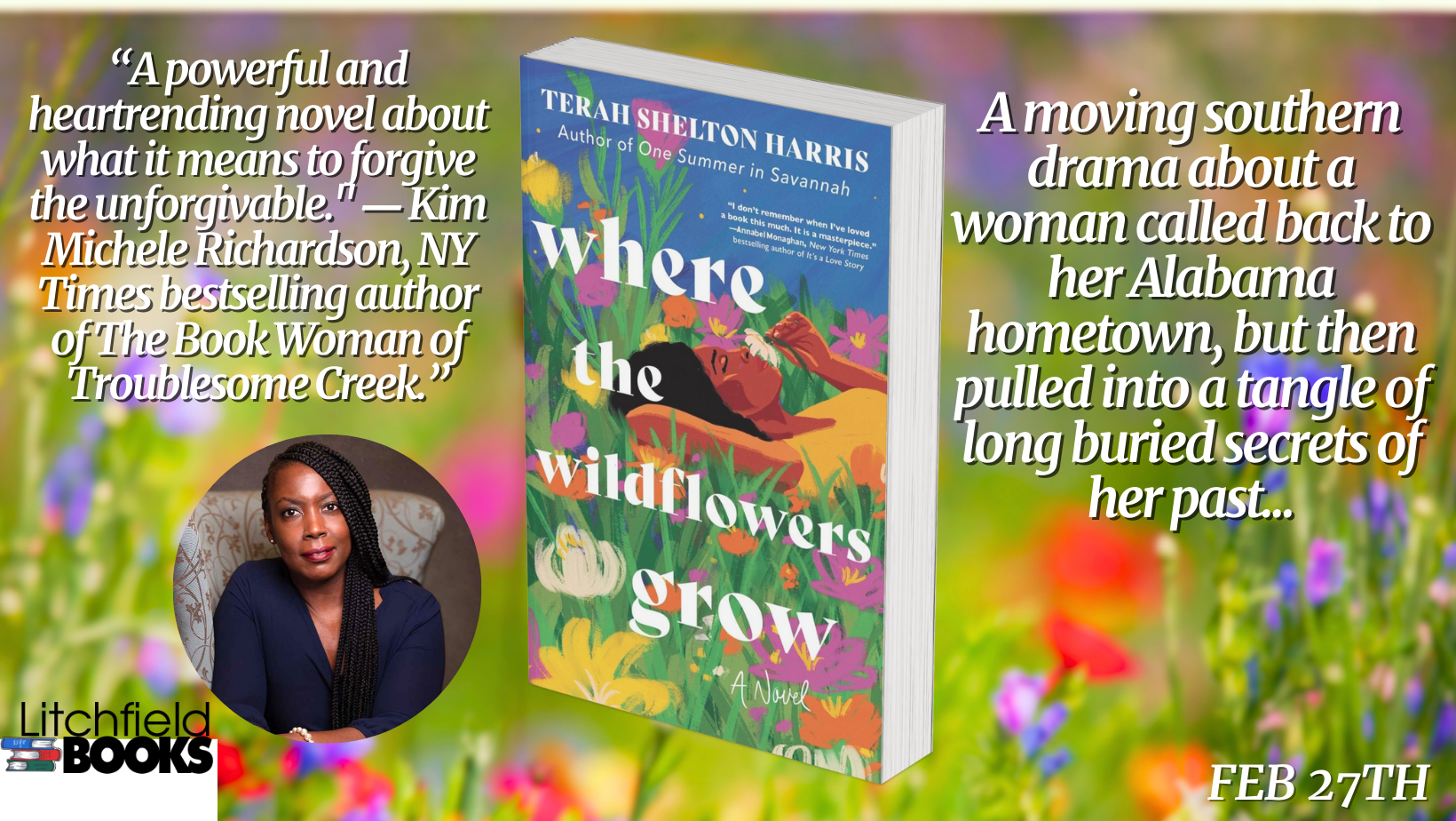 Bestselling Author Terah Shelton Harris, “Where the Wildflowers Grow ...
