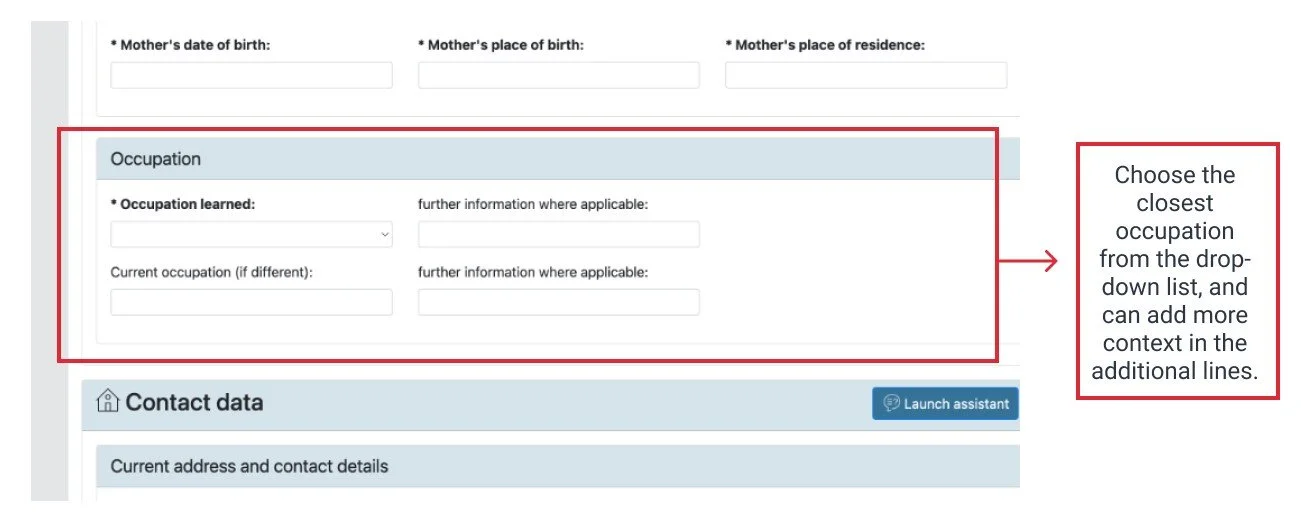 VIDEX form — Jetztpat
