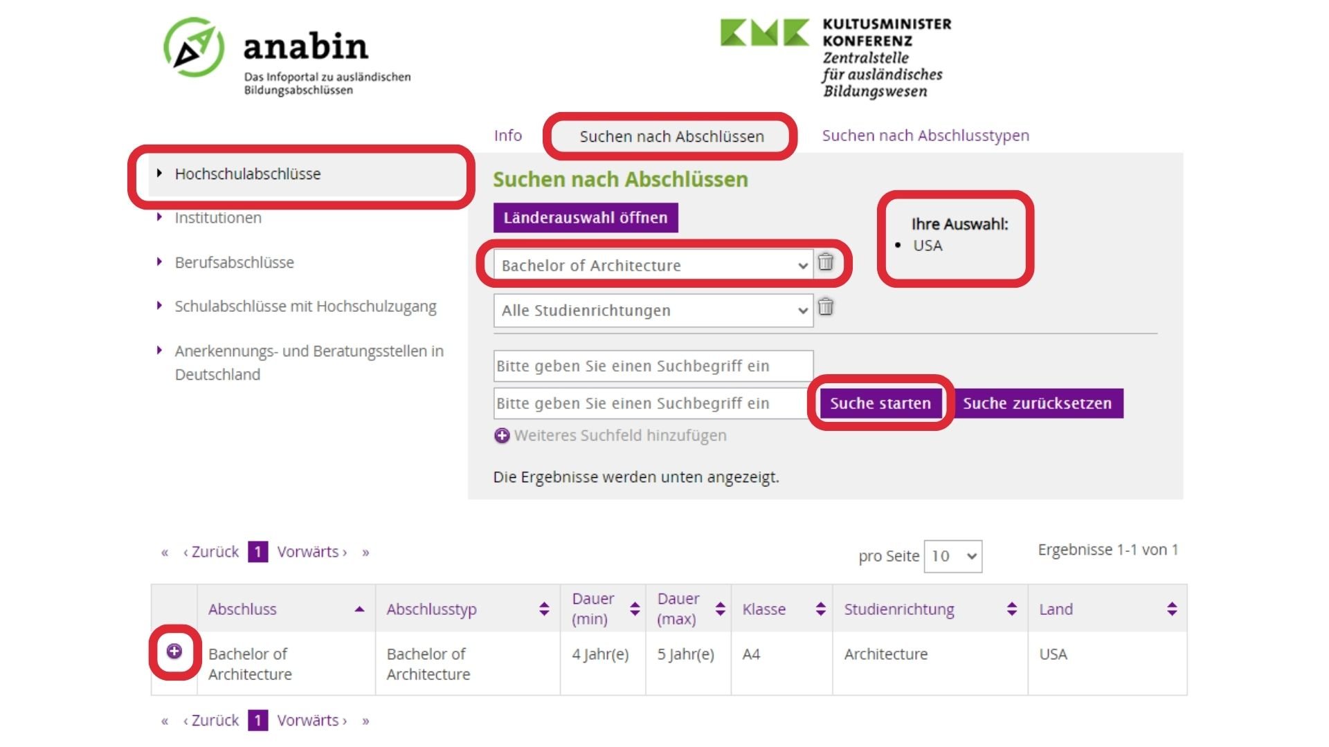 Anabin University Search — Jetztpat