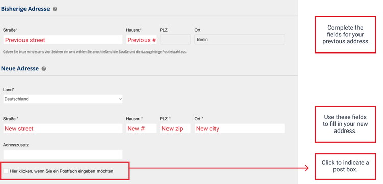 How to change your address in Germany — Jetztpat