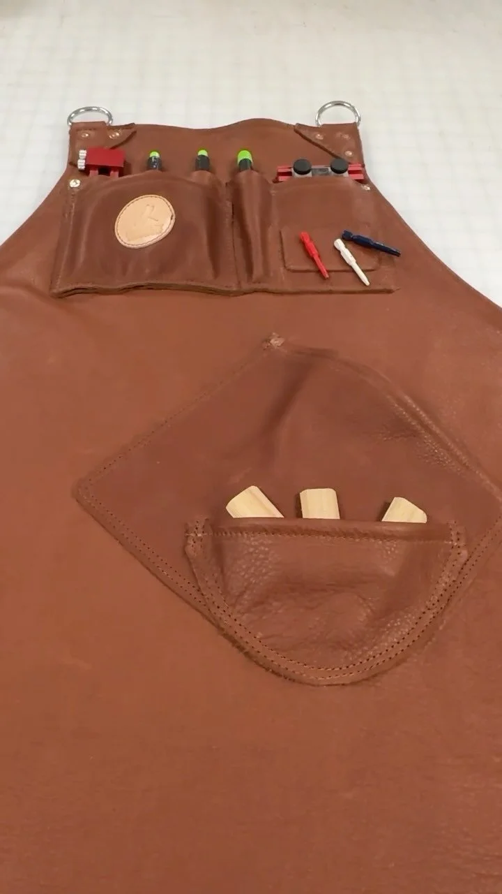 Jess Leather Tote / Purse | Leather Aprons for woodworking, tattoo ...