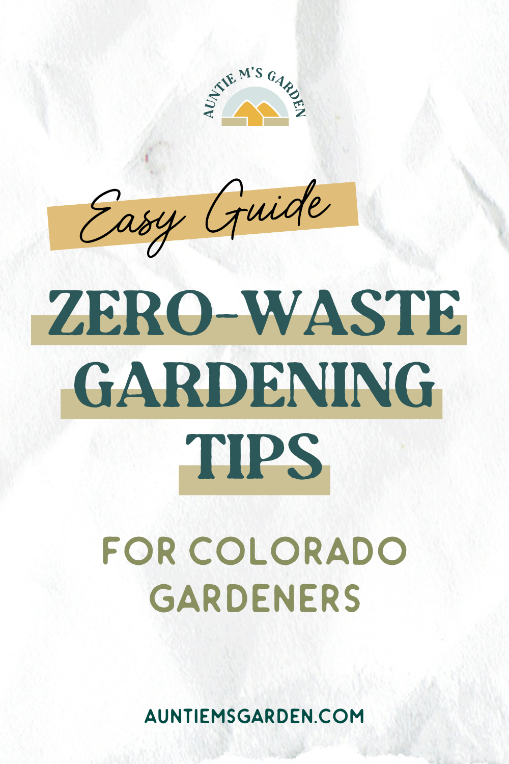 Zero Waste Garden: Practical Tips for Sustainable Gardening in Denver ...