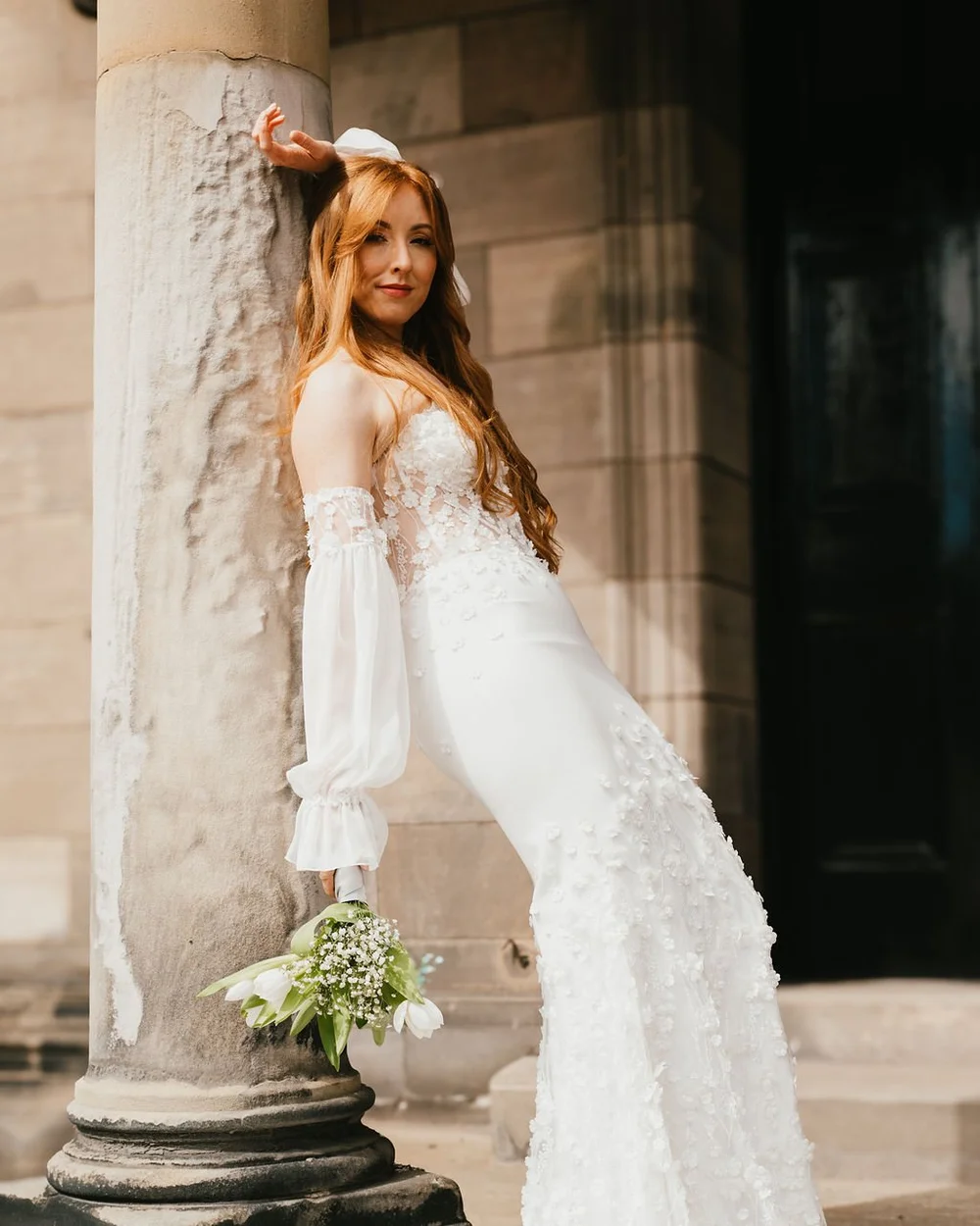INSPIRATION - Spring Scottish wedding featuring three Mirka Bridal ...